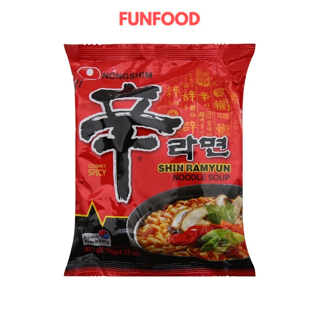 Combo 5 gói mỳ cay Shin Hàn Quốc Nongshim (gói 120g) | Shopee Việt Nam