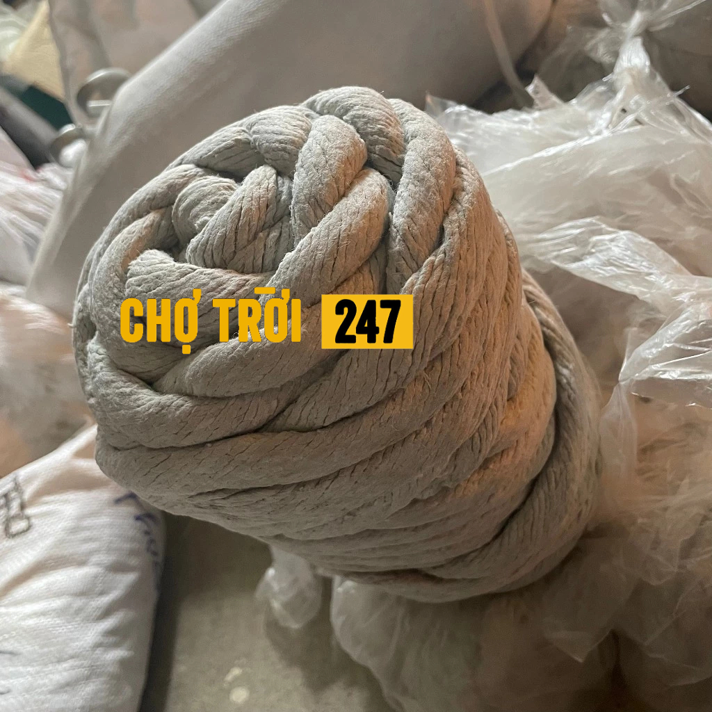 Dây Amiang tròn 12mm dạng xoắn bông,chịu nhiệt.(Cuộn ≈ 5kg) | Shopee ...