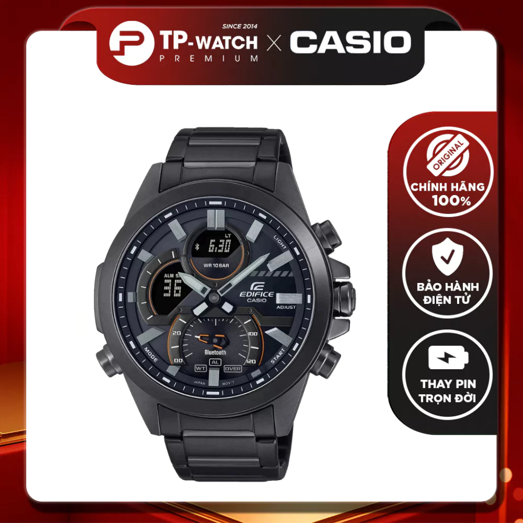 Đồng Hồ Nam Dây Thép Casio Edifice ECB-30DC-1A Chính Hãng | ECB-30DC-1ADF BLUETOOTH | Shopee ...