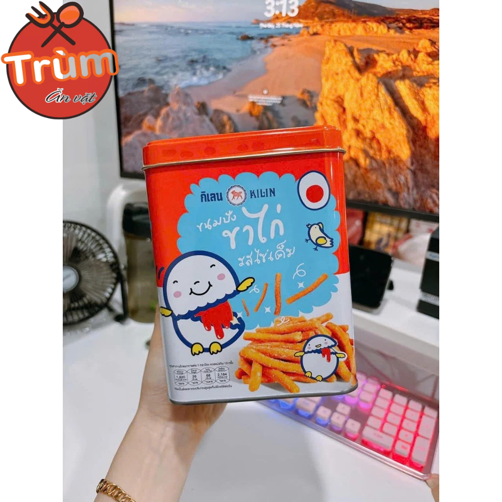 Bánh Que Trứng Muối Hộp Thiếc Kilin Biscuits 400g | Shopee Việt Nam