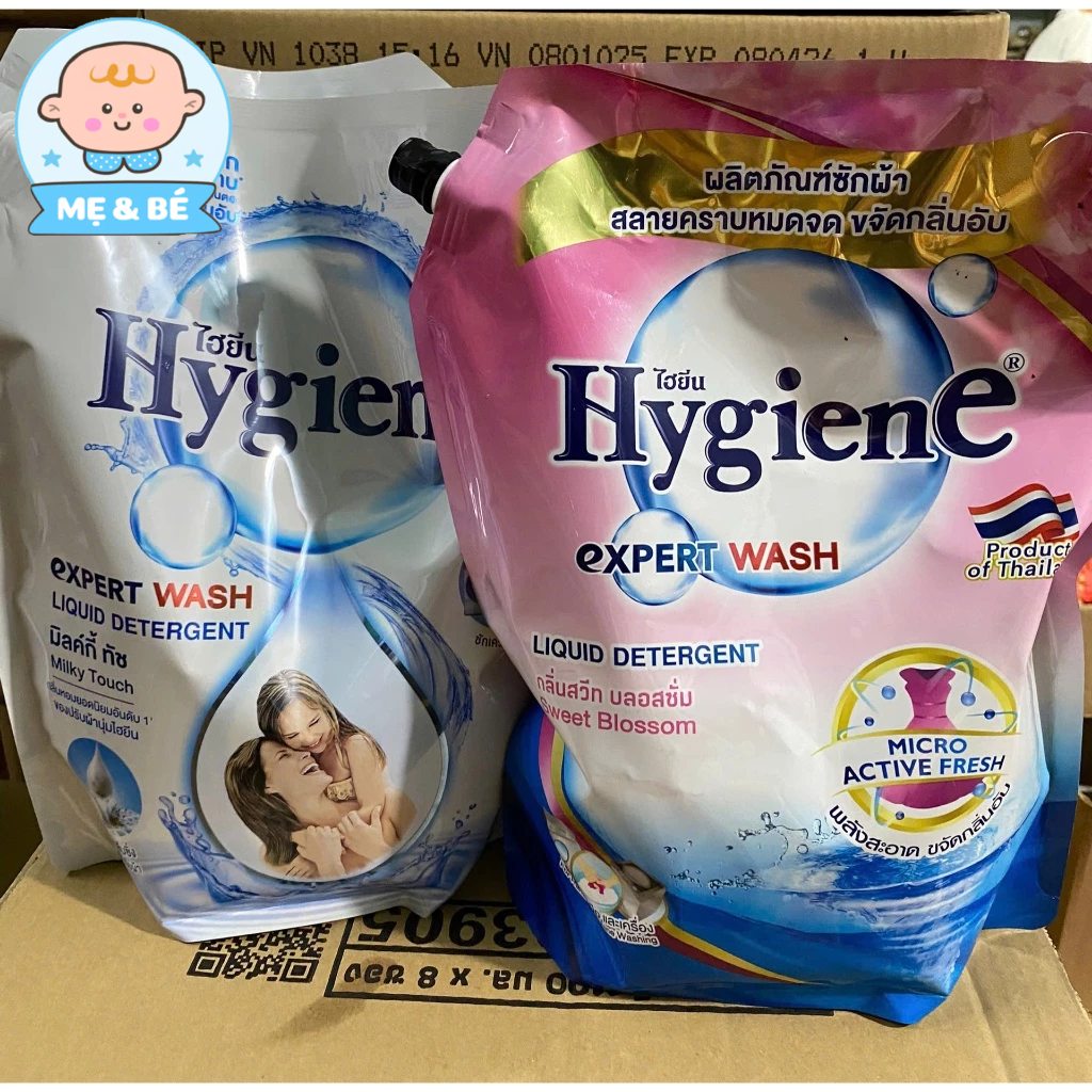 [HCM] COMBO 2 Túi Nước Giặt Xả Hygiene Expert Wash Hương Hoa- Thể Tích 1800ML | Shopee Việt Nam