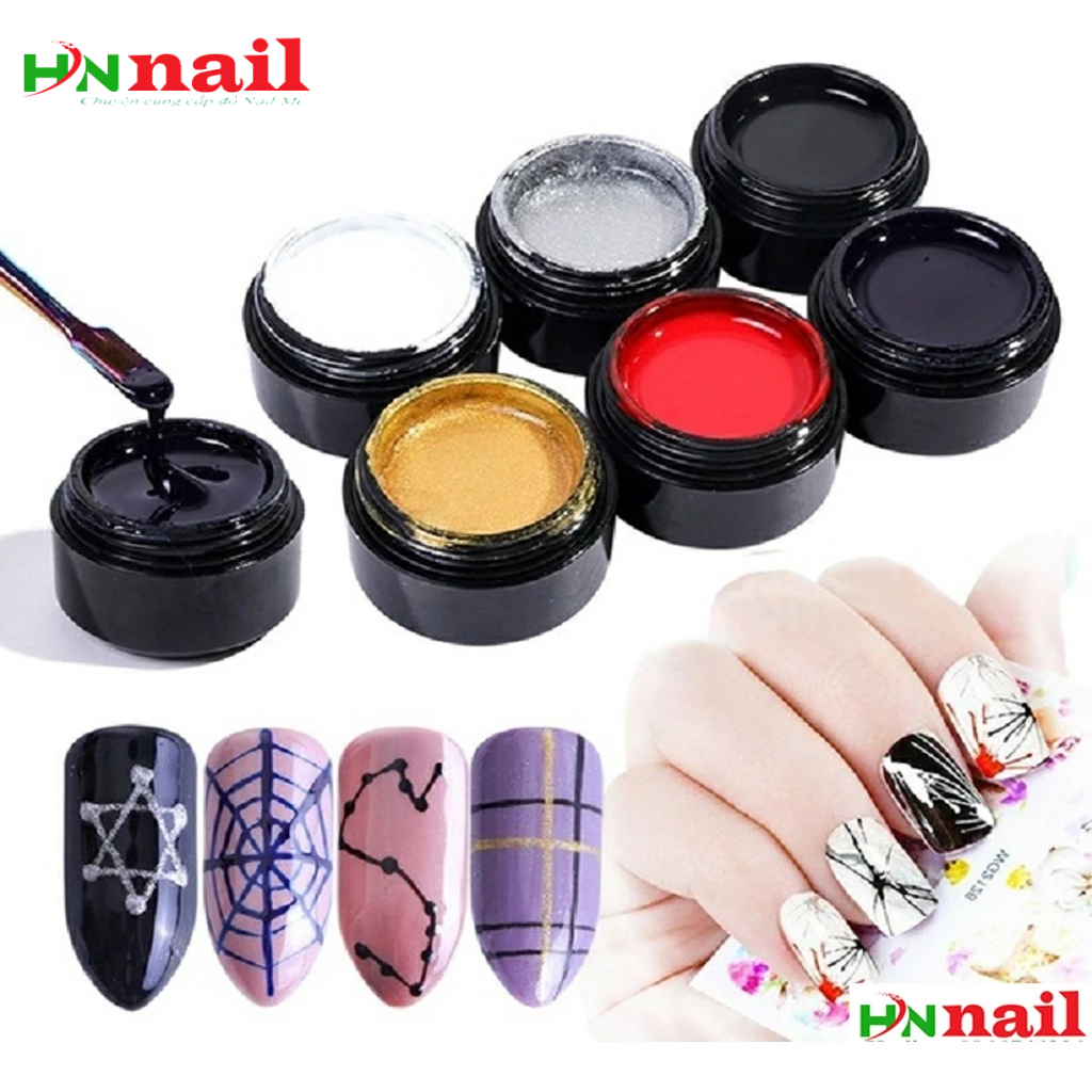 Gel màng nhện trang trí móng làm đẹp nail mi spa phun xăm làm đẹp shop ...