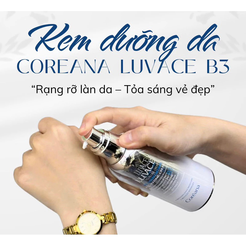 KEM DƯỠNG DA LUVACE B3 – RẠNG RỠ LÀN DA, TỎA SÁNG VẺ ĐẸP | Shopee Việt Nam