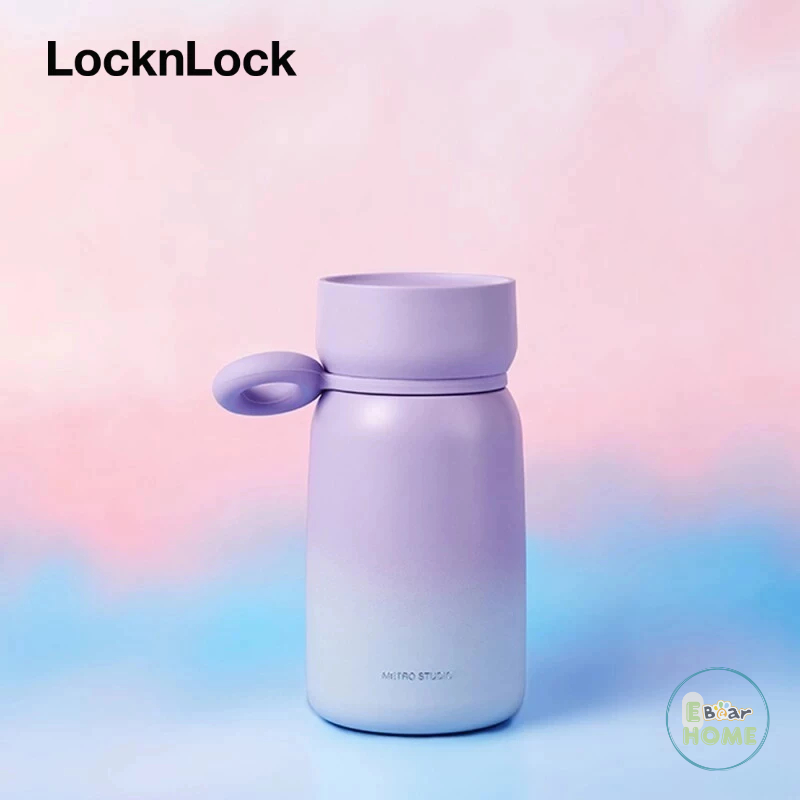 Bình Giữ Nhiệt LocknLock Metro Studio Midnight Purple Inox 304 350ml LHC4361VOL | Shopee Việt Nam