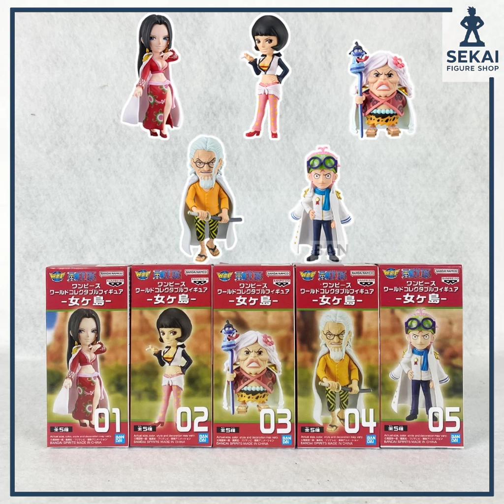 Mô Hình Chính hãng WCF Boa Hancock, Shakky, Cụ Nyon, Rayleigh, Koby ...