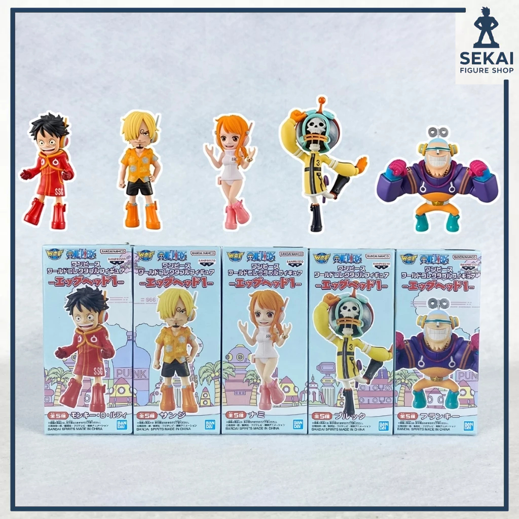 Mô Hình Chính hãng WCF Luffy, Sanji, Nami, Brook, Franky - ONE PIECE ...