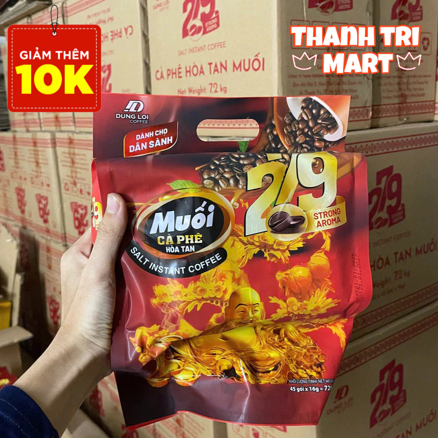 [Chính Hãng] Bịch Cà phê muối Coffee 279 - Bịch 45 gói (720G) | Shopee Việt Nam