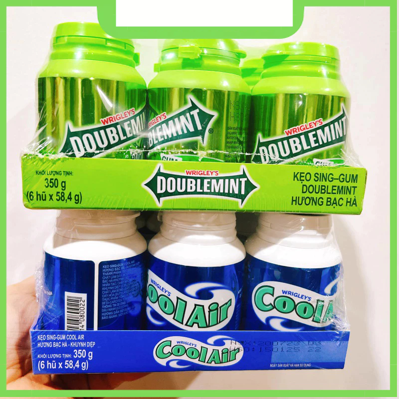 Kẹo Cao Su Sing Gum Cool Air / Doublemint Hũ 58,4g (lẻ 1 hũ) | Shopee ...
