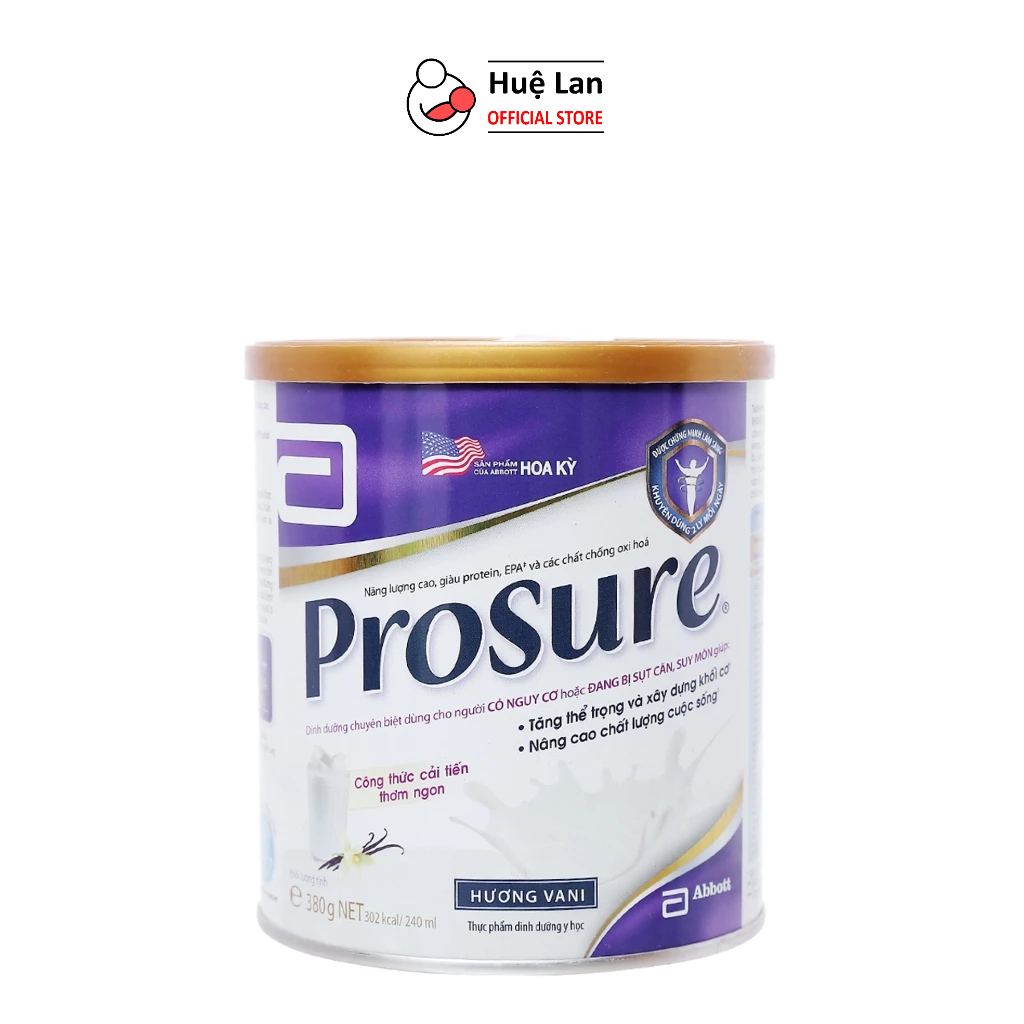 Sữa Bột Abbott Prosure Hương Vani - Hộp 380g | Shopee Việt Nam