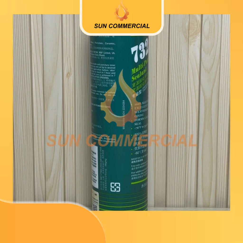 Dow Corning 732/ Dowsil 732 màu trong, 300ml/chai, Keo Silicone đa ứng dụng sử dụng trong phòng ...