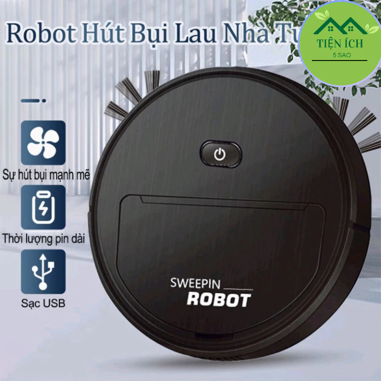 robot hút bụi lau nhà tự động SWEEPIN, robot lau nhà thông minh K235 ...