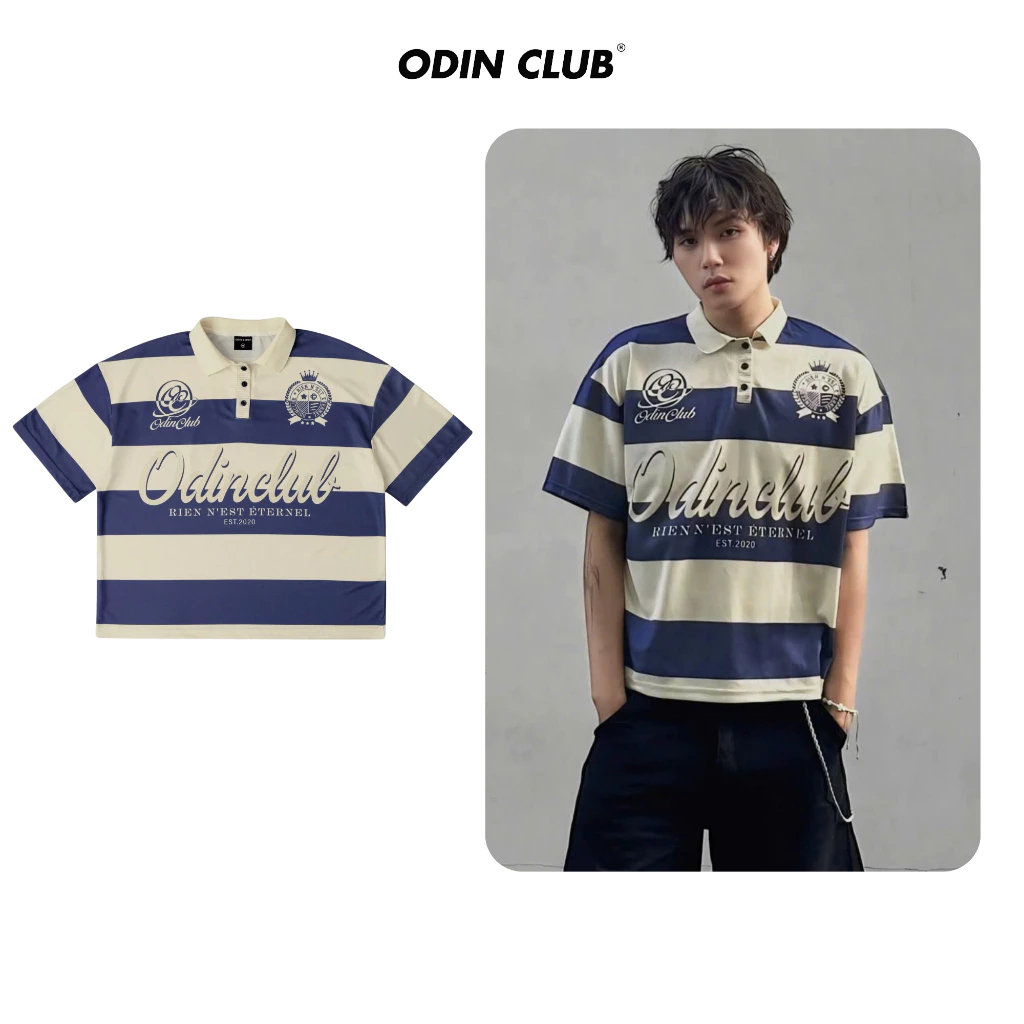Áo polo Eternel ODIN CLUB, Áo polo form boxy thời trang unisex chất ...