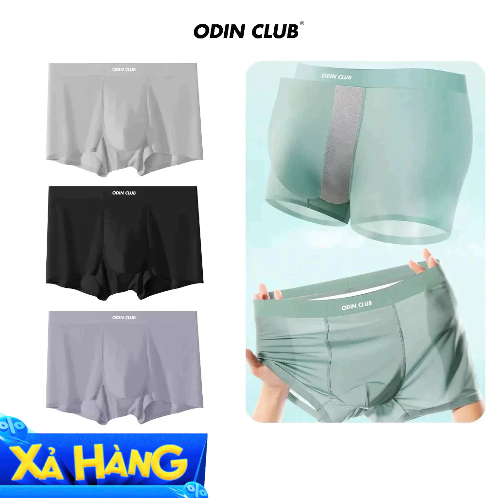 Quần boxer Seamless Odin Club, Quần lót chất liệu vải thun lạnh cao cấp ...