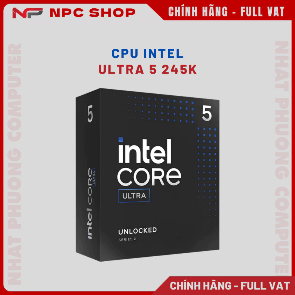 CPU INTEL ULTRA 5 245K / 245KF BOX CHÍNH HÃNG NEW | Shopee Việt Nam