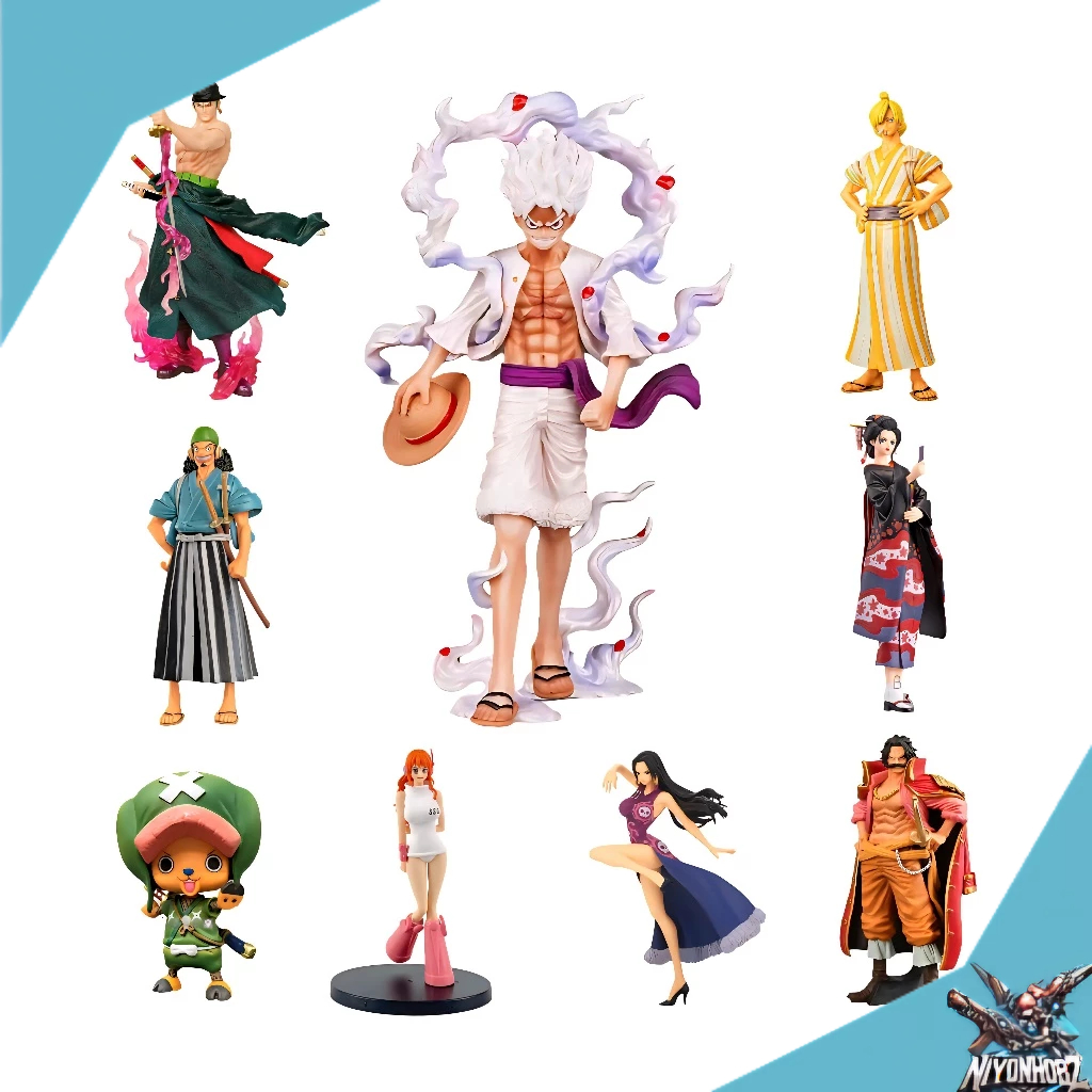 Mô Hình One Piece Luffy Gear 5 Zoro Sanji Nami Băng Mũ Rơm, Figure ...