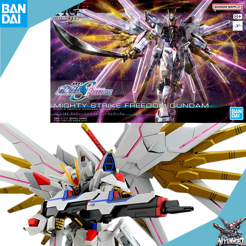 [Bandai] Mô Hình Lắp Ráp HGCE MIGHTY STRIKE FREEDOM GUNDAM Plastic ...