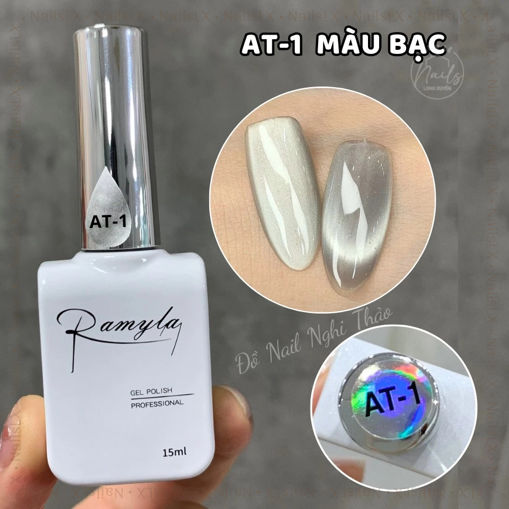 Mắt mèo RAMYLA ánh trăng cực quang 15ml siêu hot làm móng học nail ...