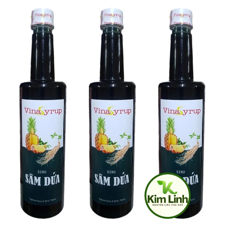 Siro sâm dứa Vina, syrup sâm dứa Vina - Chai 750ml | Shopee Việt Nam