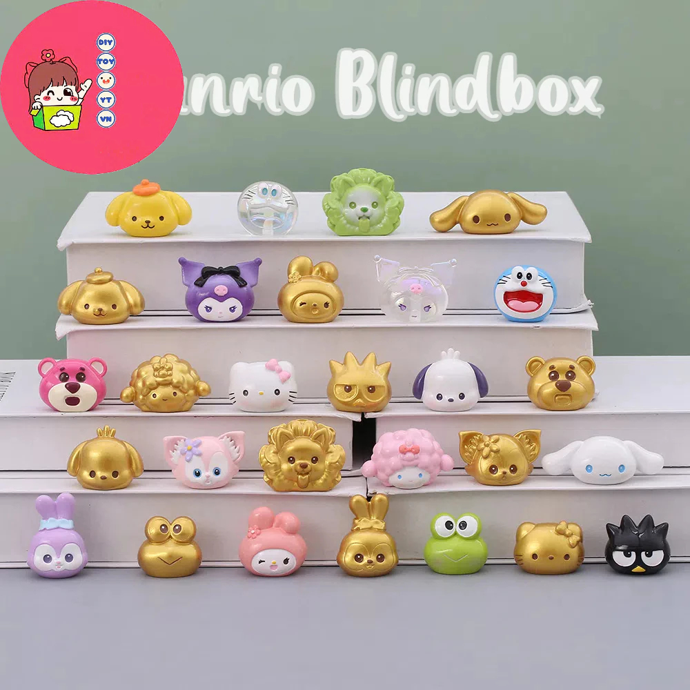 Đồ chơi BLIND BOX hộp mù mô hình búp bê tượng mini melody kuromi sanrio ...