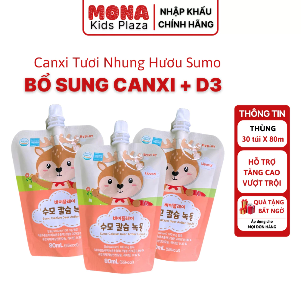 Canxi Tươi Nhung Hươu Sumo Bổ Sung Canxi Sinh Học, D3 - Vitamin Giúp Bé Phát Triển Toàn Diện ...