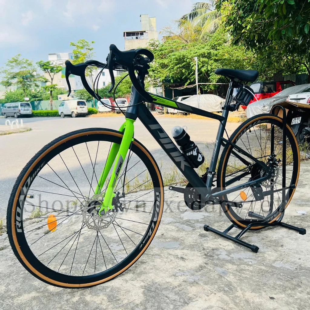 Xe Đạp Đua Road Tay Cong PINK K750 Mẫu 2024 Khung Thép Sơn Tĩnh Điện ...