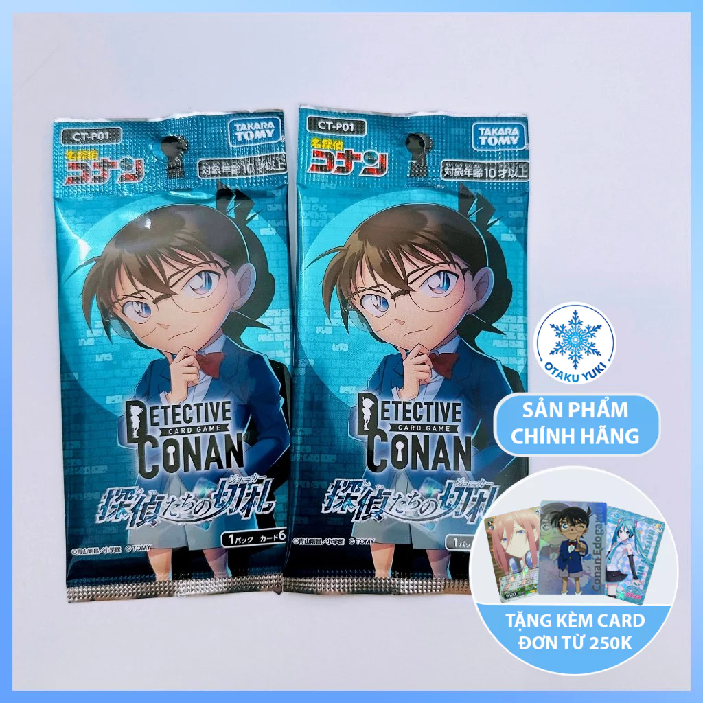 Gói Thẻ Nhân Phẩm Pack Card Detective Conan TCG - The Detectives' Trump ...
