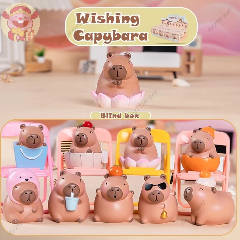 WISHING CAPYBARA - Sưu tầm đồ chơi giải trí BLIND BOX Hộp mù tượng mô ...