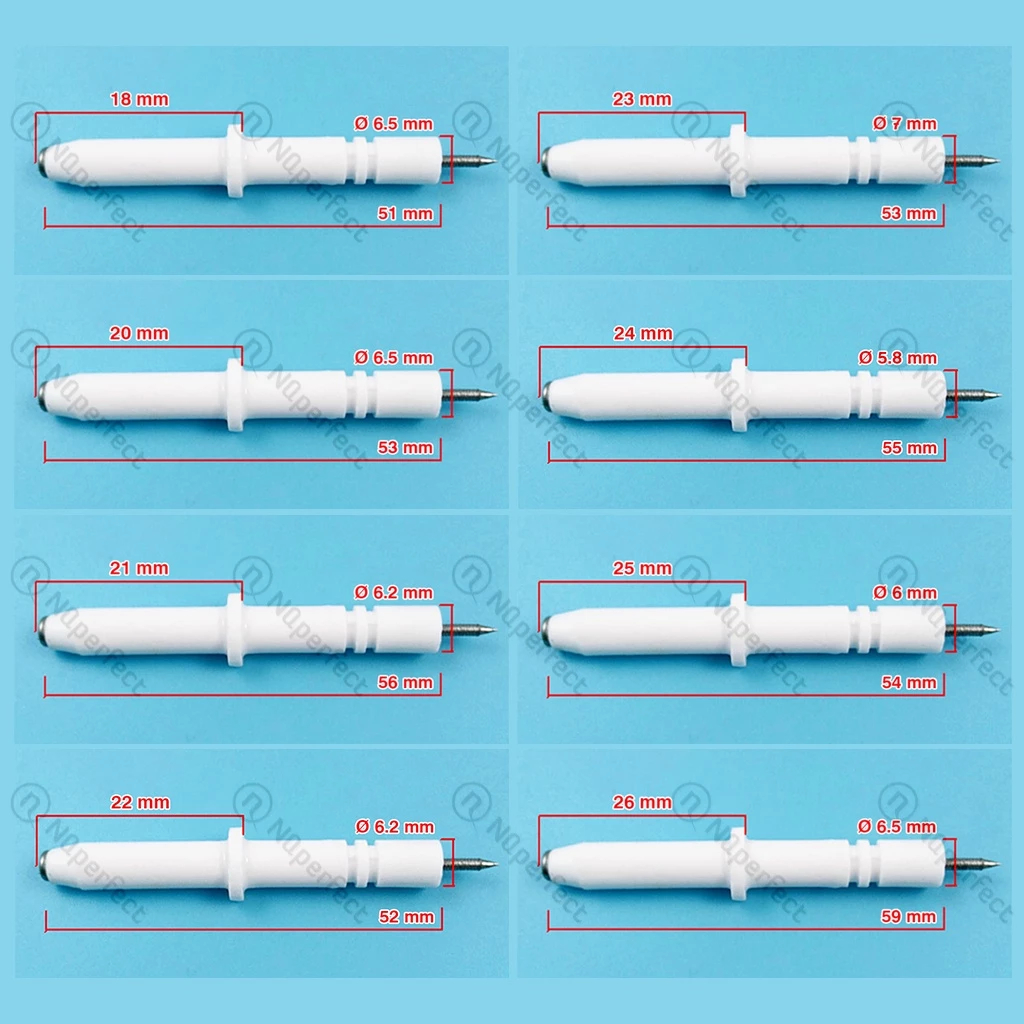 Kim sứ đánh lửa/cảm ứng bếp gas âm dương các mẫu 18mm,20mm,21mm,23mm,24mm,25mm,26mm,28mm,30mm ...