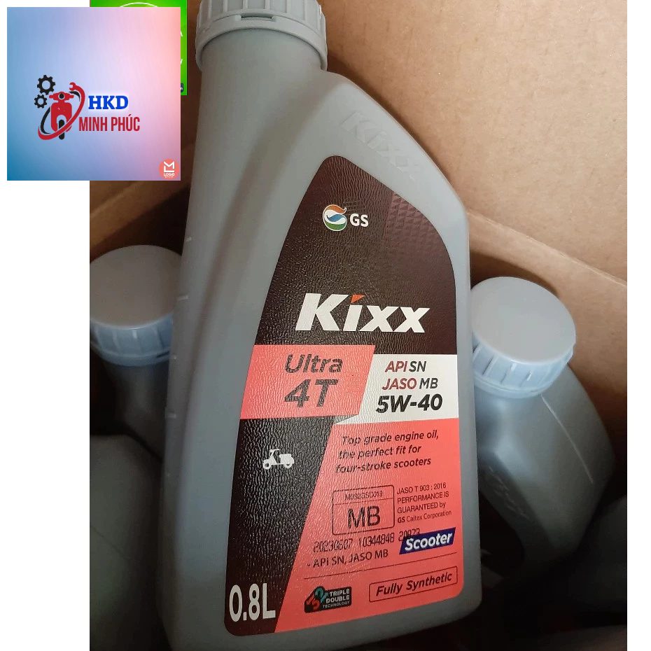 [chính hãng ] dầu nhớt tổng hợp xe ga kixx ultra 5w40 SN nhập khẩu hàn ...