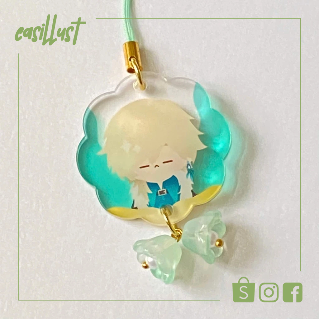 Móc khóa/keychain HSR lẻ (Aventurine/Dr. Ratio/Robin) | Shopee Việt Nam