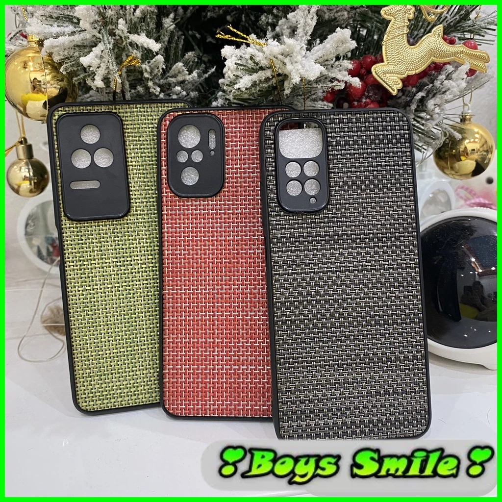 Ốp lưng giả vải mây cho Realme Q5 Q5 pro C30/C30s C35 Narzro 50i prime Q2 Q3 pro GT Neo 5 GT Neo ...