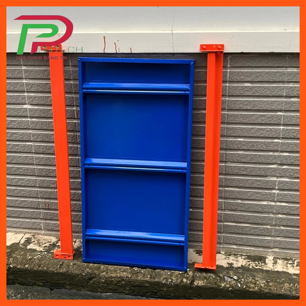 Mâm sắt 60x200 mâm sàn lắp kệ sắt v (kèm beam ngang), lắp kệ trung tải màu xanh 7 sóng | Shopee ...