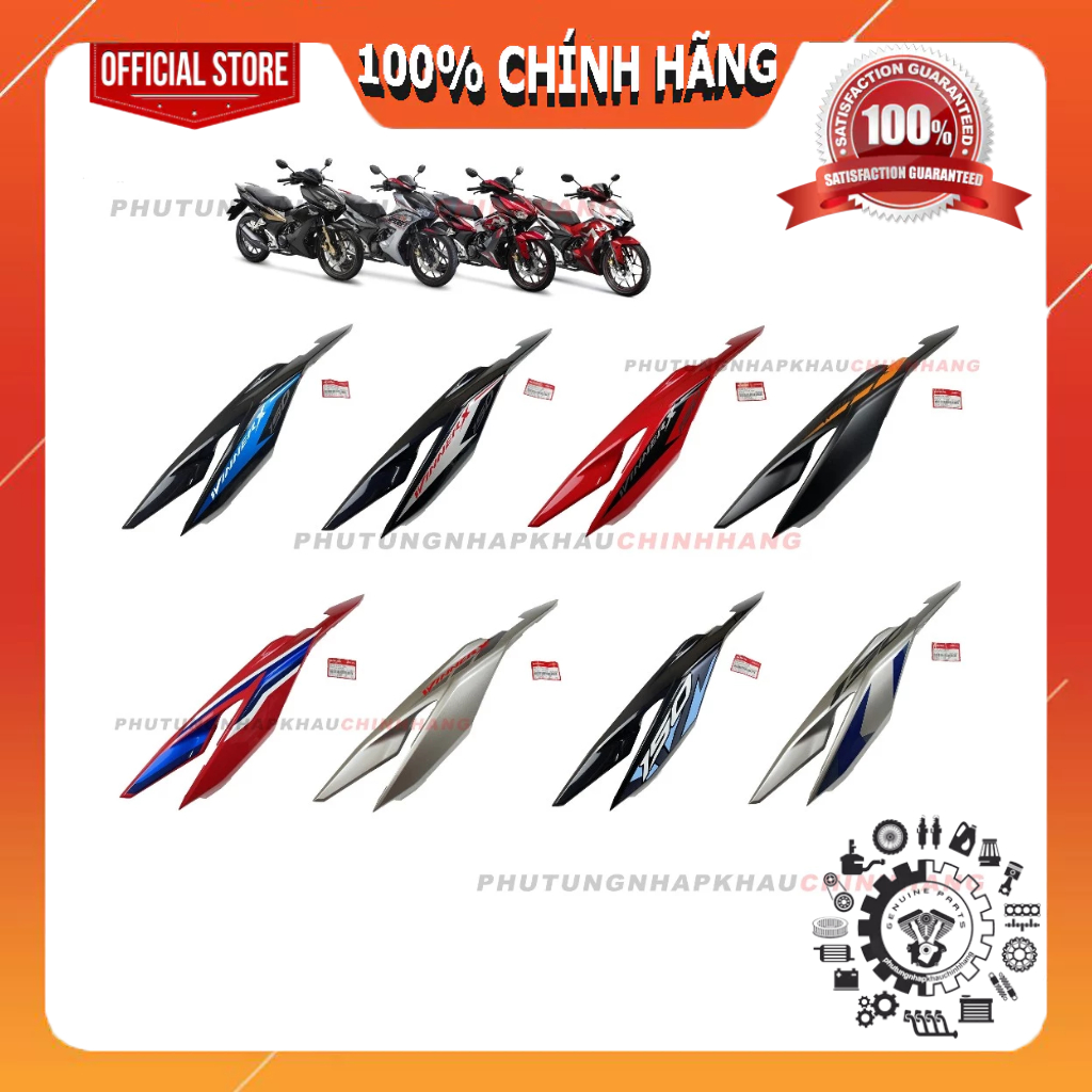 Ốp sườn Winner X V2, Bụng sau Winner X 2019 2020 2021 các màu Chính ...