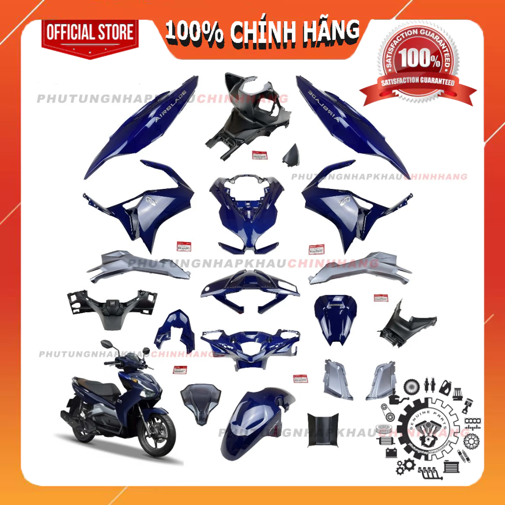[LẺ MÓN] Dàn áo AB 150 2020 màu Xanh Mực Bạc Đen Nhám tem Tiêu Chuẩn ...