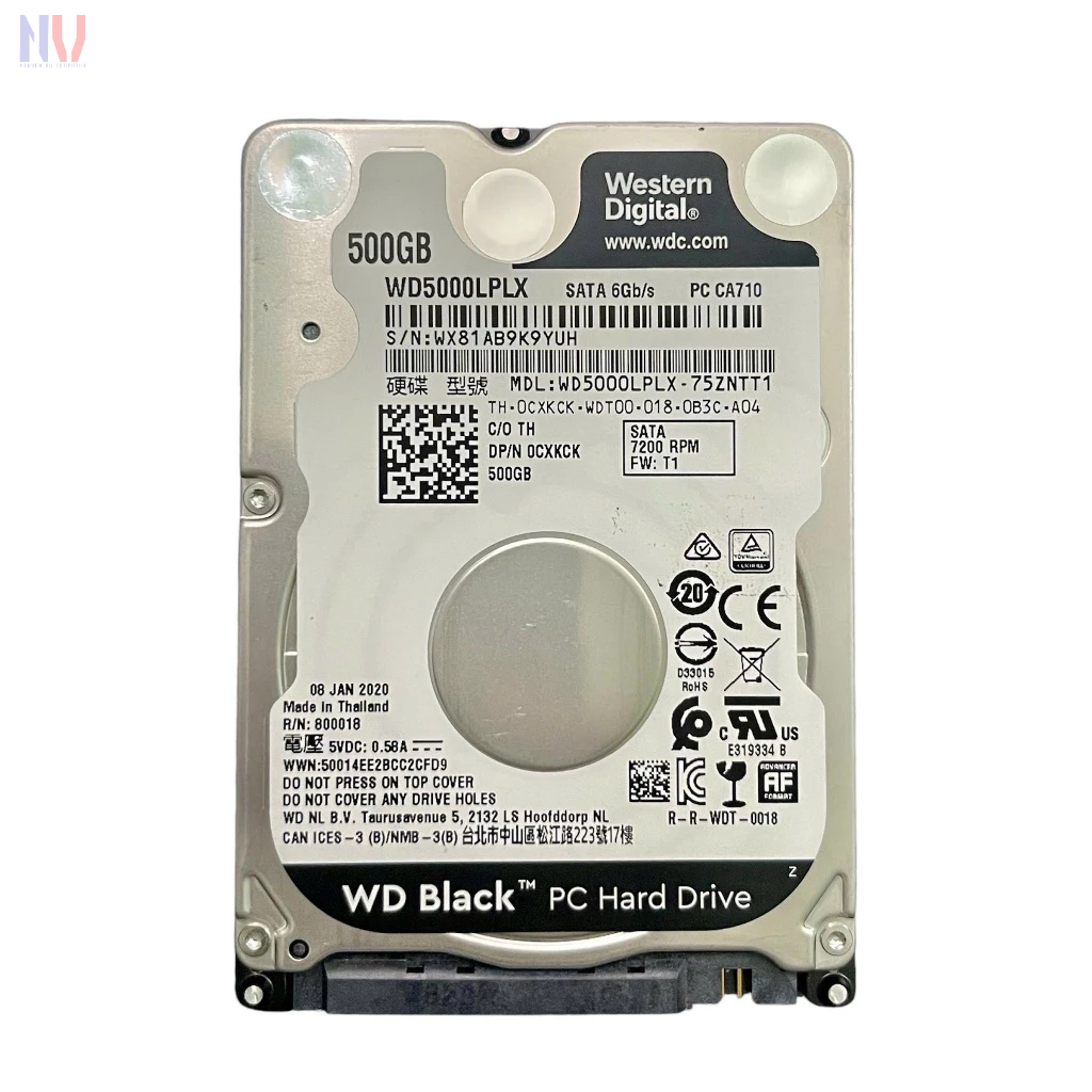Ổ cứng gắn trong laptop HDD 2.5" 500GB 1TB chuẩn SATA 3.0 chính hãng ...