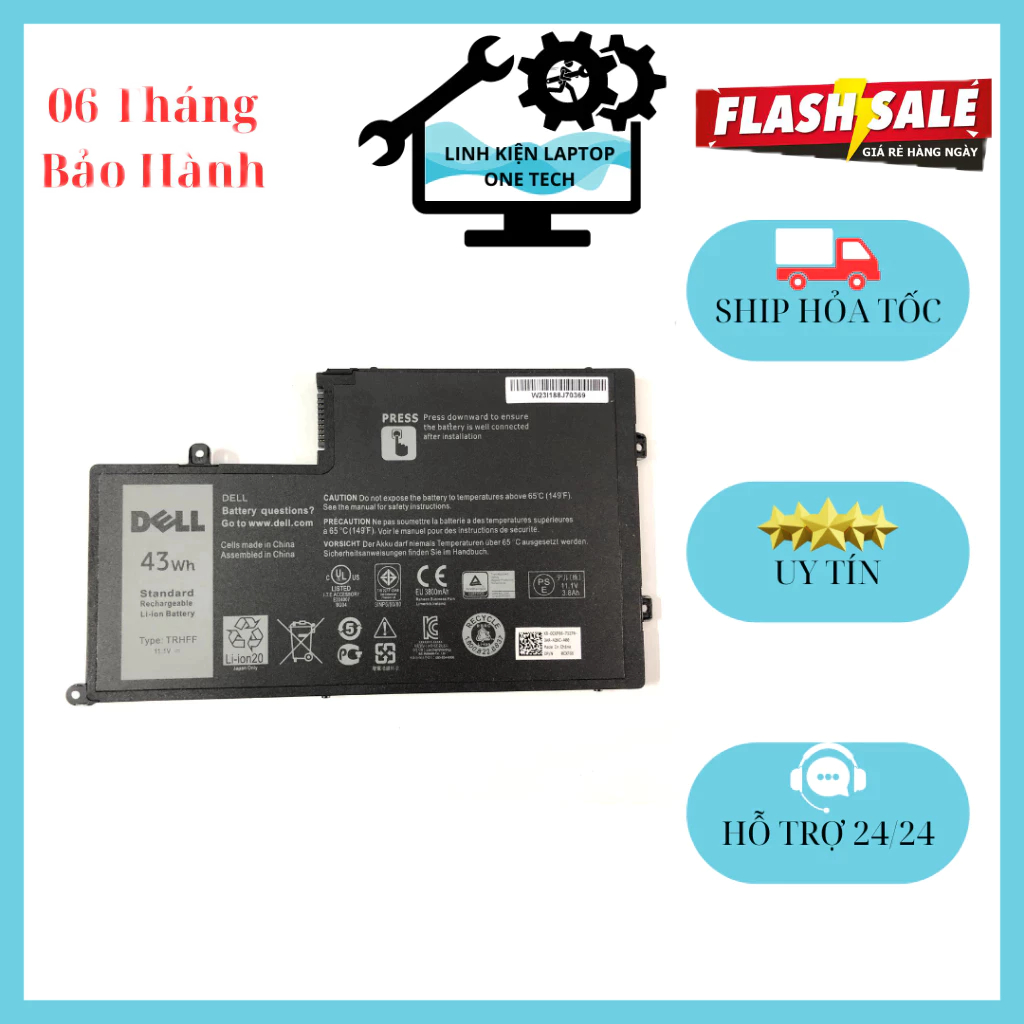 PIN Máy Tính Laptop DELL LATITUDE Inspiron 3450 3550 - 14-5442 5447 ...
