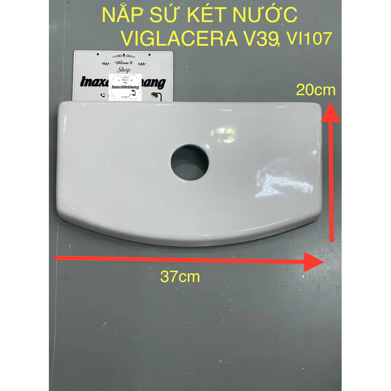 Nắp sứ két nước bàn cầu Viglacera V39 hoặc V39M, VI107 | Shopee Việt Nam