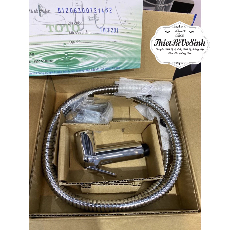 Vòi Xịt Xi Vệ Sinh TOTO TVCF201, Bảo Hành Chính Hãng 02 năm | Shopee ...