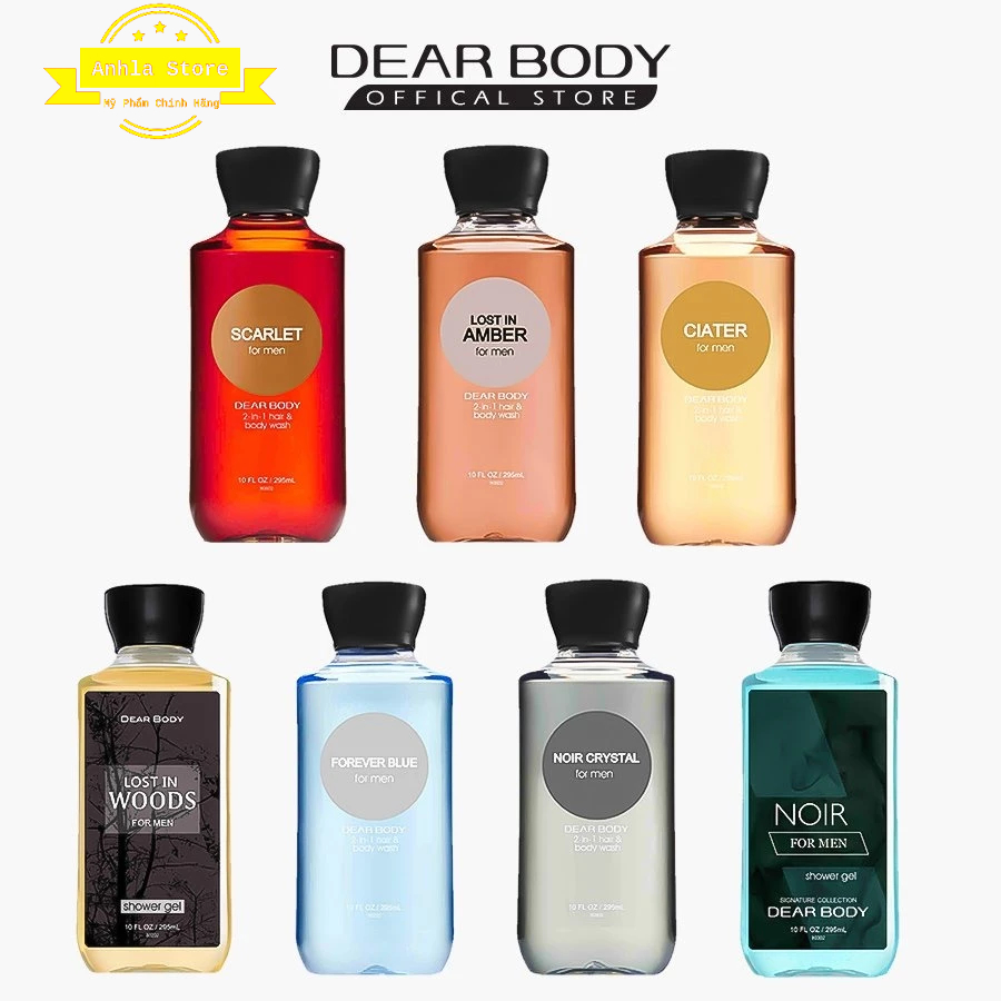 Gel Tắm Gội Nam 2in1 Dear Body 295ml - Dear Body Shower Gel 295ml, Hương Nước Hoa | Shopee Việt Nam