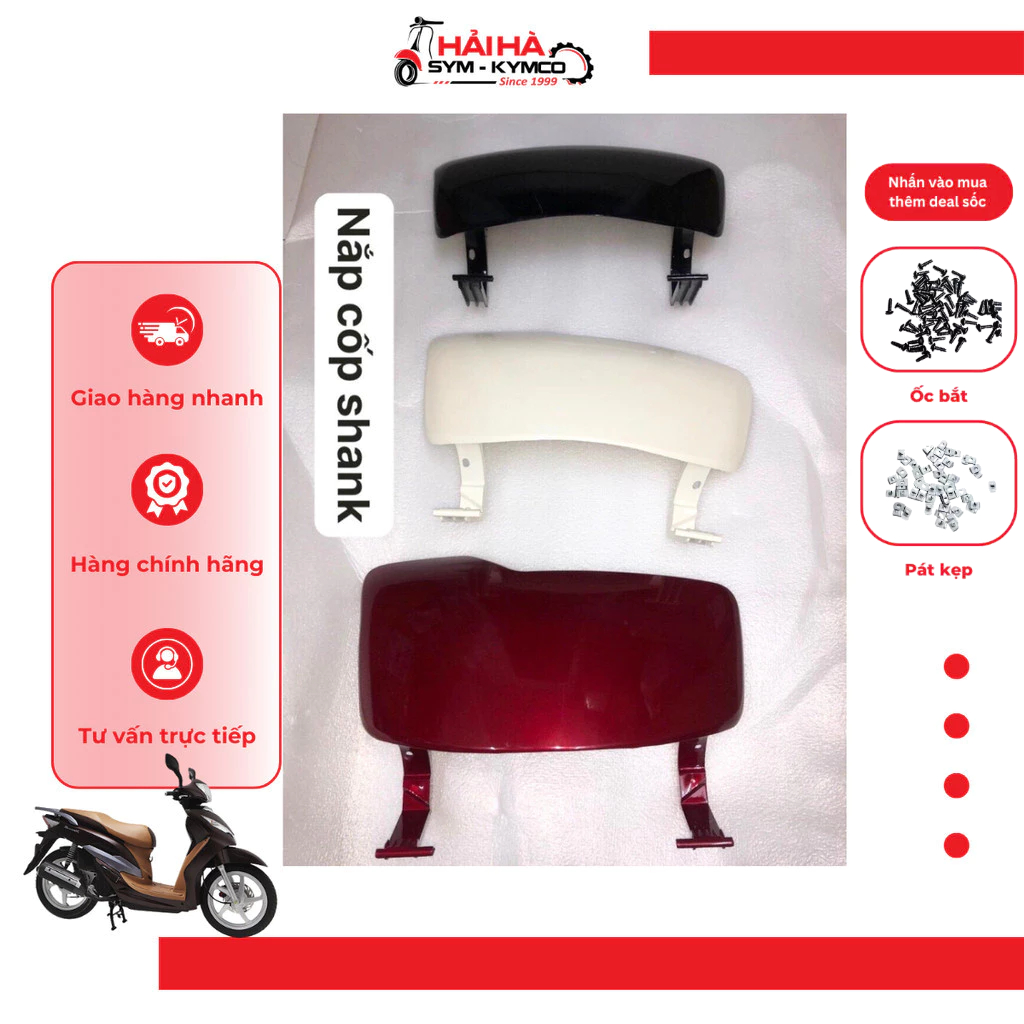 Nắp cốp xe Shark mã VVB [Chính hãng SYM] | Shopee Việt Nam