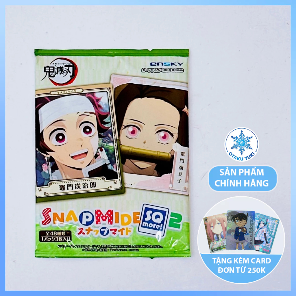 Gói Thẻ Pack Card Snapmide SQmore! Vol.2 Demon Slayer: Kimetsu no Yaiba ...