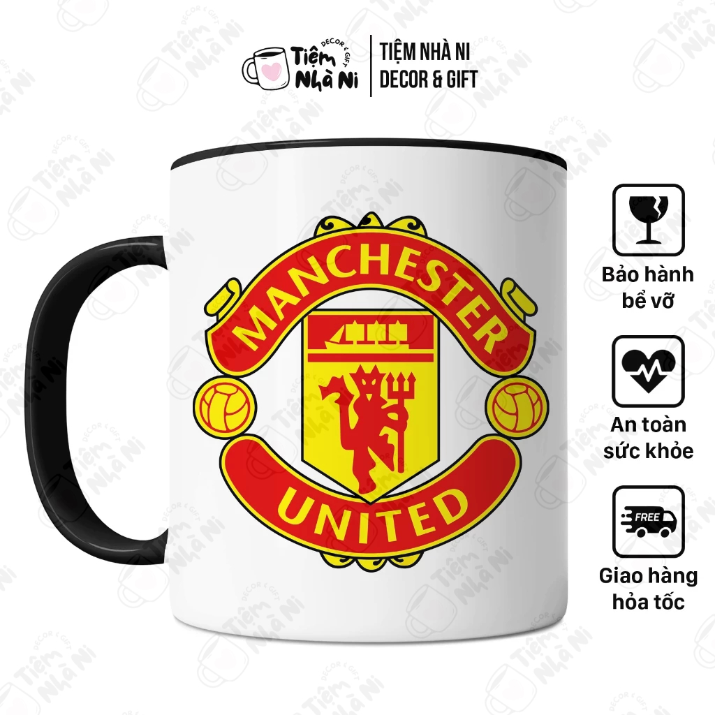 Ly sứ in Logo CLB Bóng Đá Manchester United (11 mẫu) | Shopee Việt Nam