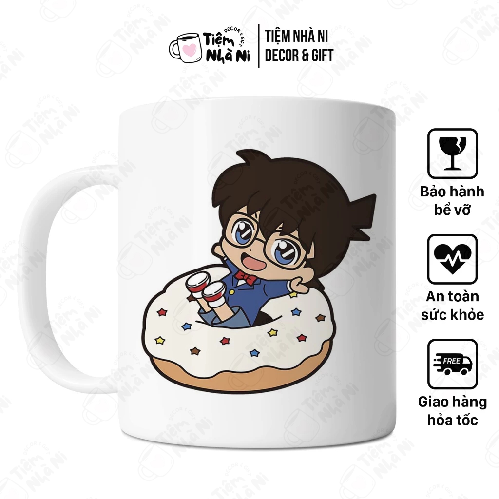 Ly sứ in hình Thám Tử Lừng Danh Conan - Ly sứ Conan ( 21 mẫu ) | Shopee ...