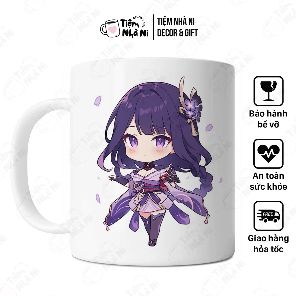 Ly sứ in hình Genshin Impact Chibi | Shopee Việt Nam