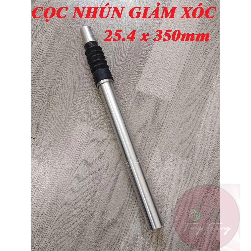 Cọc Yên xe đạp nhún 25,4 * 350m , giảm xaóc hợp kim nhôm 25,4 * 350mm. xe đạp cổ | Shopee Việt Nam