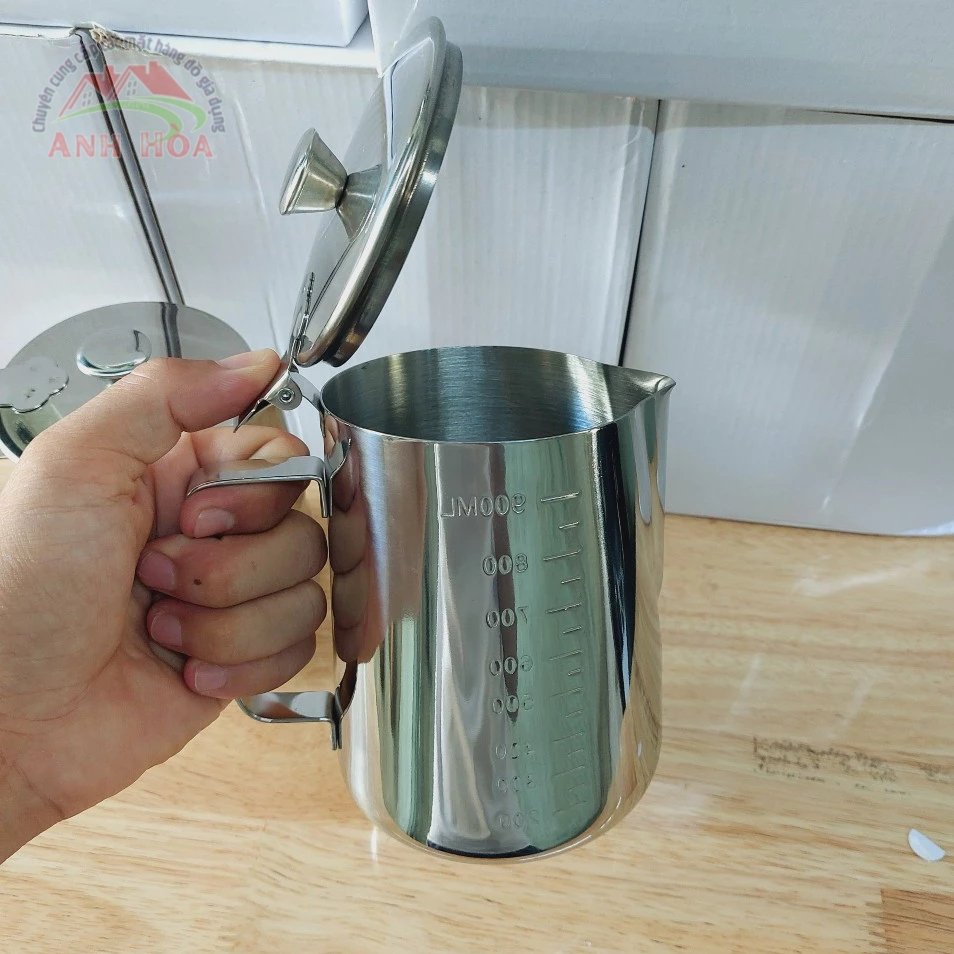 Ca inox có nắp 350ml 550ml 900ml 1400ml 2000ml | Shopee Việt Nam