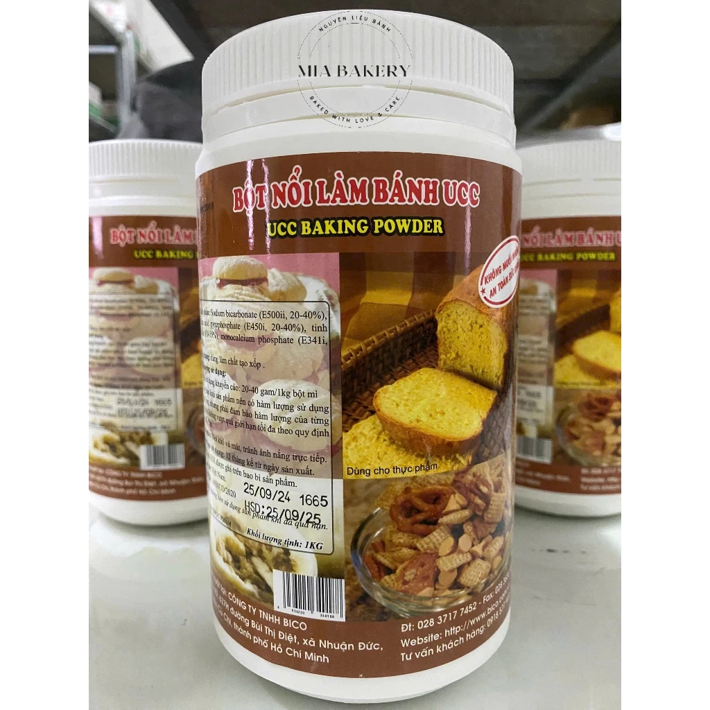 Bột nổi (bột nở) làm bánh Baking Powder UCC Bico 1KG (Date Mới Cam Kết Hàng Chính Hãng ...