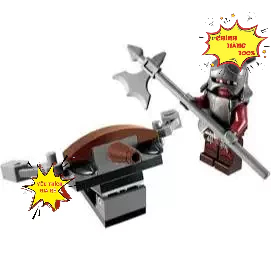 (LEGO MINIFIGURE LORD OF THE RINGS ) POLYPAG 30211 URUK CÙNG VỚI NỎ BẮN ...