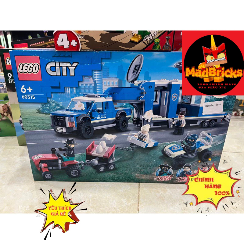 (HÀNG CÓ SẴN ) LEGO City 60315 Trạm cảnh sát lưu động (436 chi tiết ...