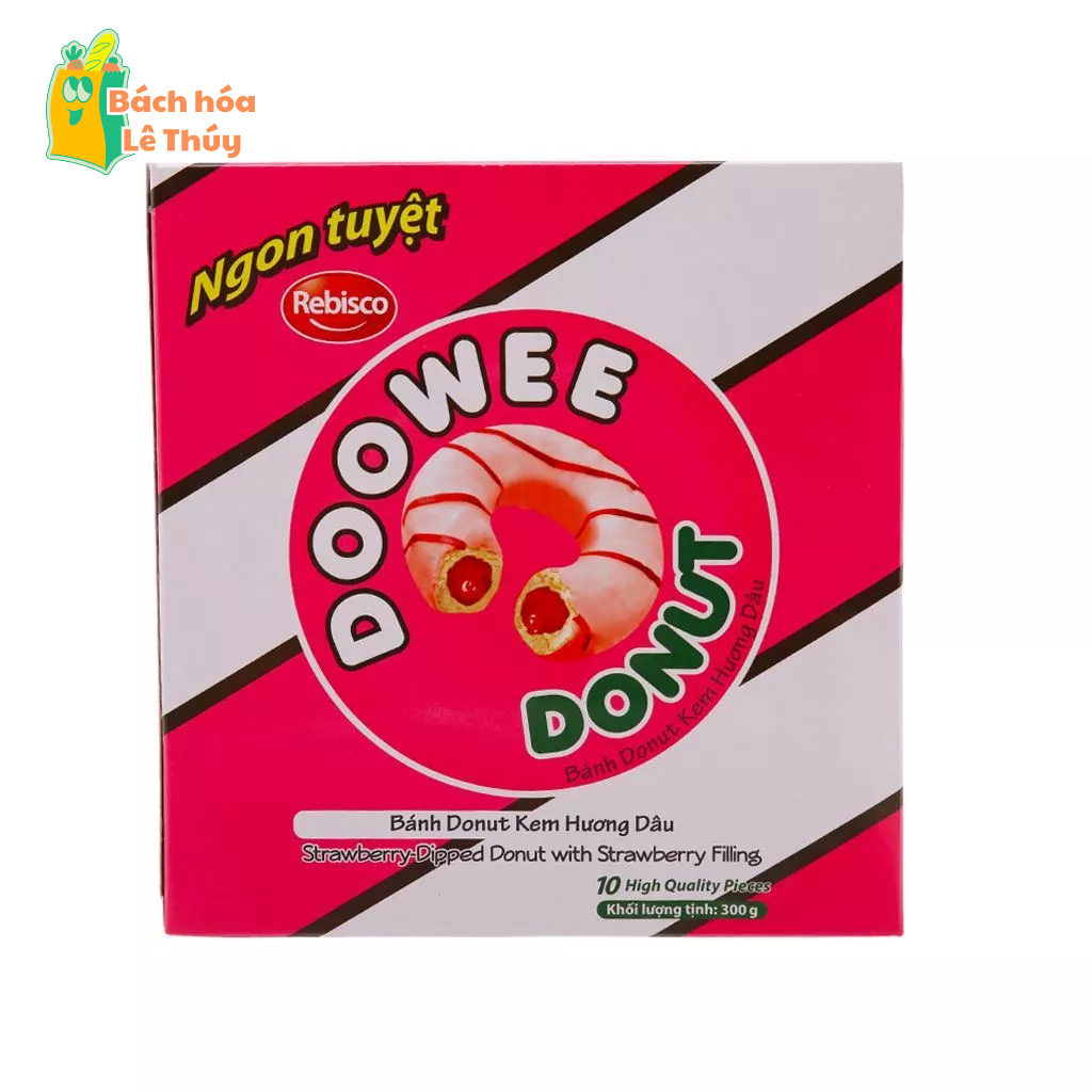 Bánh Rebisco Doowee Donut 300g (30g x 10 cái) | Shopee Việt Nam